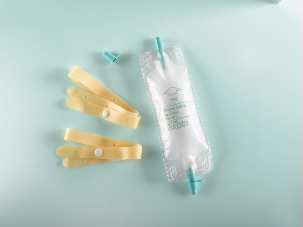 DISPOZ-a-BAG® LEG BAG ANTI-REFLUX RUBBER CAP VALVE WITH PAIR LATEX ...